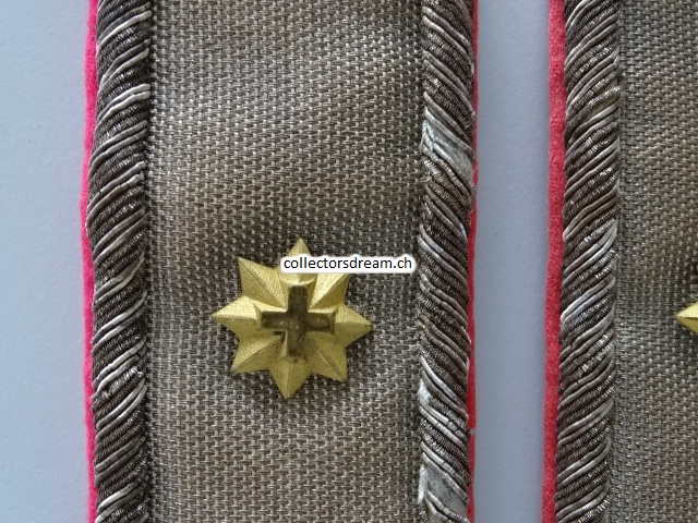 Schulterstücke Offizier Major im Generalstab Ordonnanz 1898 Infanterie ...